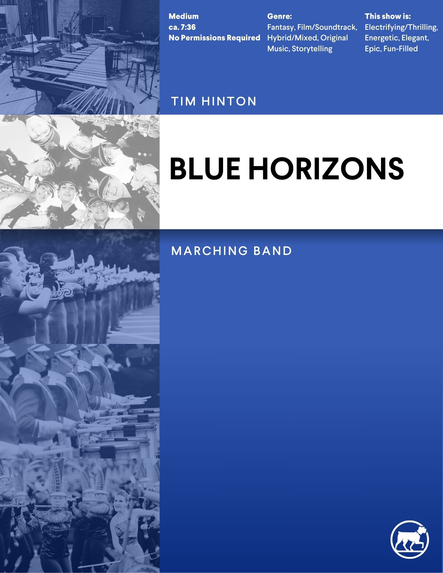 BLUE HORIZONS Marching Band Show - Music, Design, & More